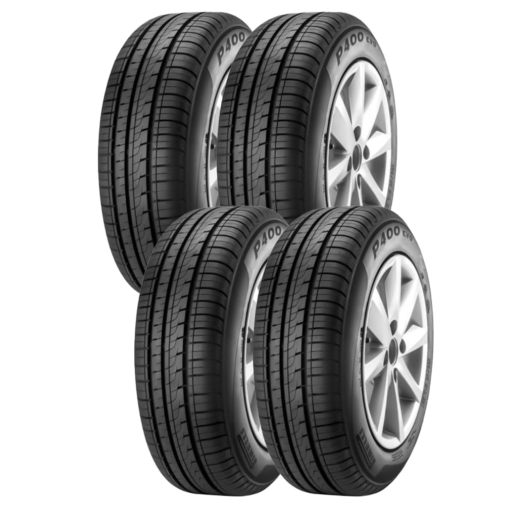 Kit 4 Pneus Aro 14 Pirelli P400Ev 175/65R14 82H | DPaschoal - DPaschoal